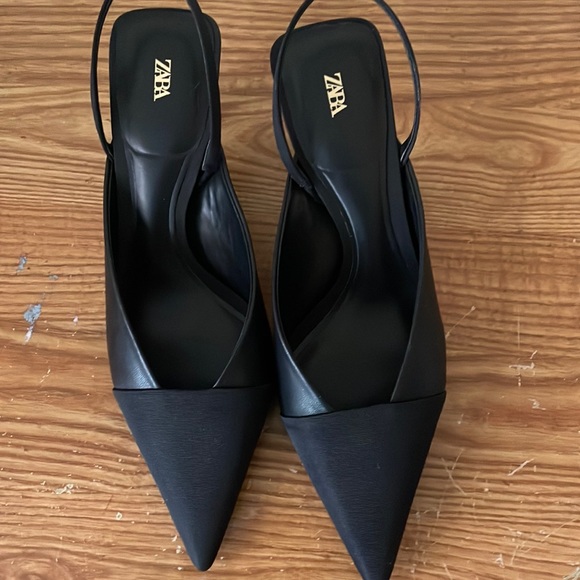 Zara | Shoes | Zara 2 Sling Back Size 4 | Poshmark